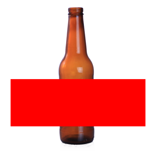 Design your own Beer Bottle Labels - 6 PACK - Red | logobarproducts