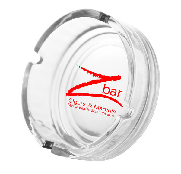 Clear Glass Ashtray | logobarproducts