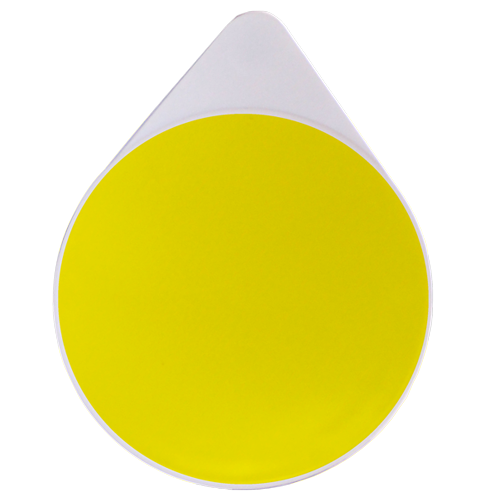 Kolorcoat™ Salt Rimmer Lid - Yellow Background | logobarproducts