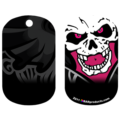 Kolorcoat™ Dog Tag - Vector Skull | logobarproducts