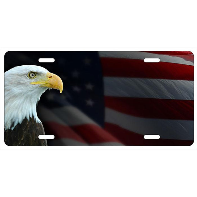 Custom License Plate - Bald Eagle | logobarproducts