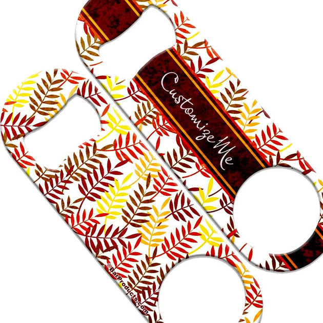 CUSTOMIZABLE Speed Bottle Opener - Medium Sized 5 inch - Autumn Leaves ...