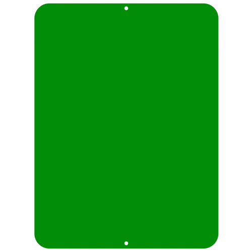 Kolorcoat™ Custom Metal Bar Sign - 9" x 12" - Green | logobarproducts
