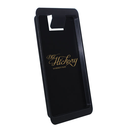 Black Plastic Check Presenter and Tip Tray | logobarproducts