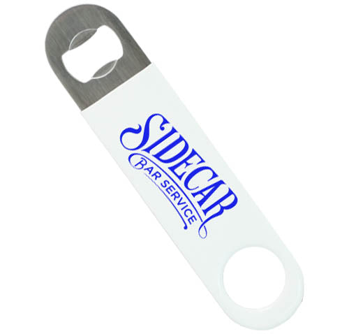 Screen Printed Vinyl Speed Opener - WHITE | logobarproducts